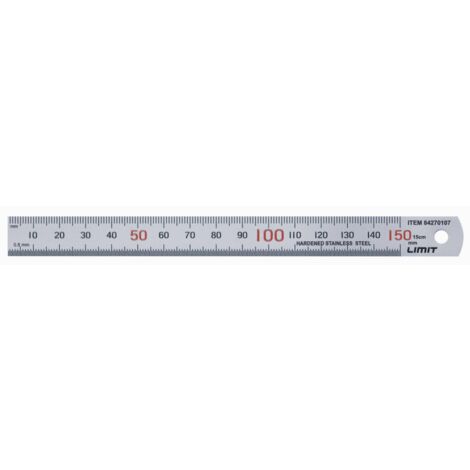Règle de mesure flexible en acier inoxydable chromé mat avec double ...