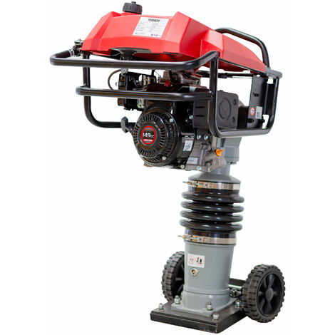Pilonneuse vibrante thermique 18,5 kN 78 kg moteur essence 5 ch Torros ...