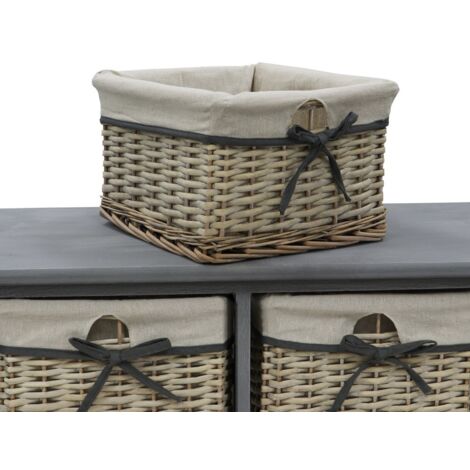 Sherbrone 2+2 Drawer Willow Storage Unit