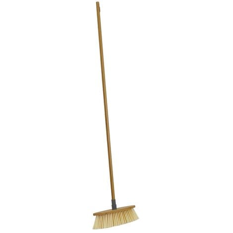 Bamboo Indoor Sweeping Brush Broom, Natural