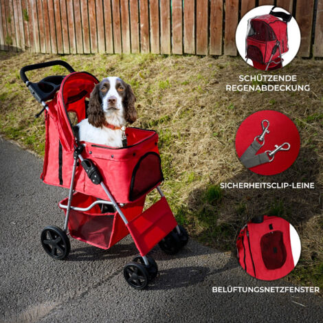 Hundewagen Tierbuggy Faltbarer Klappbarer Buggy für Haustiere mit ...