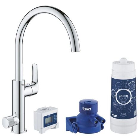 Grohe Blue Pure Eurosmart Kit de démarrage + Mitigeur col de cygne ...