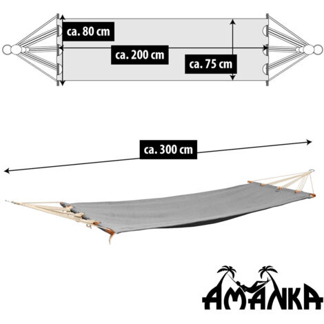 Fino a 100kg: Amaca Singola da Giardino - 190x80cm Amaca da Esterno ...