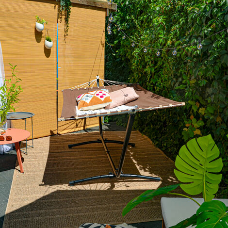 Amaca da Giardino con Struttura - Telo Amaca con Supporto 310cm - Amaca ...