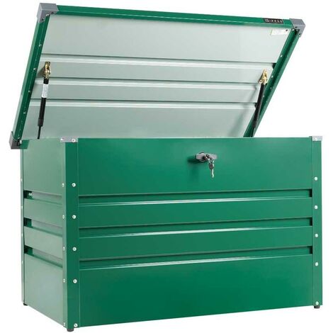 Contenitore box in metallo verde da giardino 100x61x62 cm Zipper zi ...