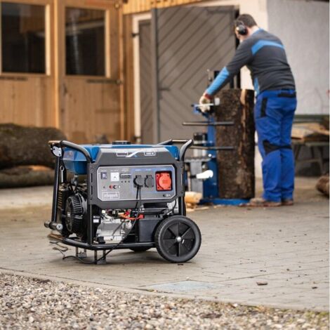 Generatore di corrente start elettrico 4 tempi 12,2hp 5500W Scheppach ...