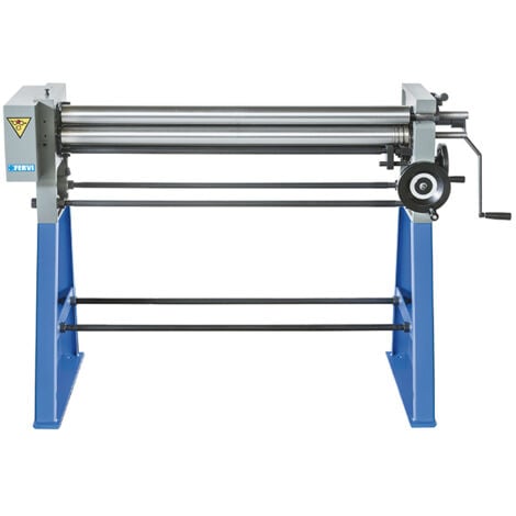 Calandra manuale a 3 rulli per lamiera 1000x2 mm Fervi c022/100