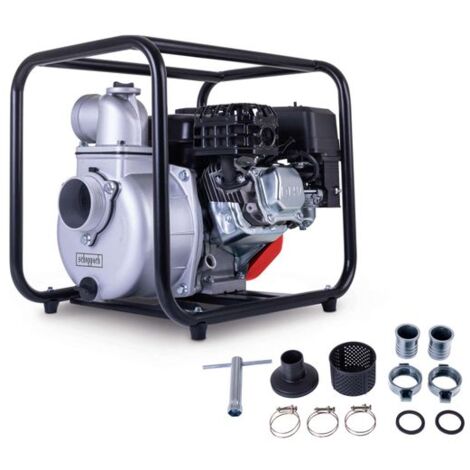 Motopompa a scoppio autoadescante 5.3HP 212cc 60'000 l/h Scheppach PWP60