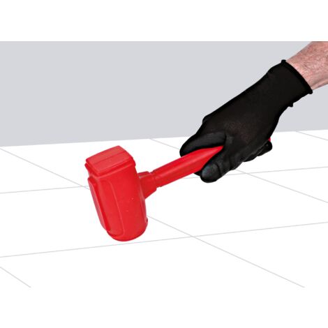 Mazzetta martello in gomma antisegno per piastrellista 500g Montolit ...