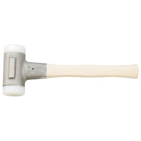 Mazzuolo mazzetta martello antirimbalzo con teste 40 mm in nylon Fervi 0726