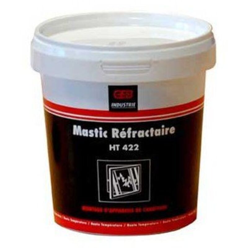 MASTIC REFRACTAIRE 1500°C 1.2 KG HT422 pour INSTALLATION
