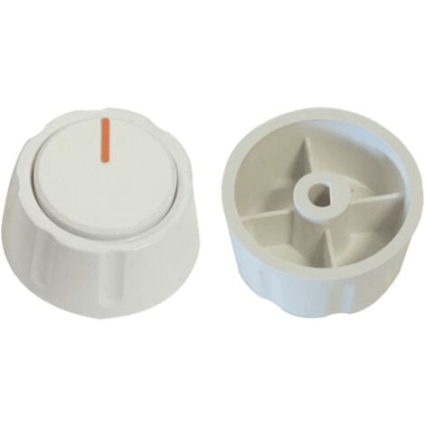 BOUTON MANETTE BLANCHE DIAM 6 M/M pour TABLE DE CUISSON