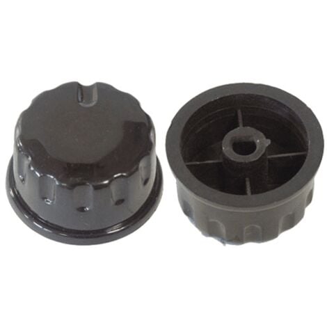 BOUTON MANETTE NOIR DIAM AXE 6 M/M pour CUISINIERE - 5420917