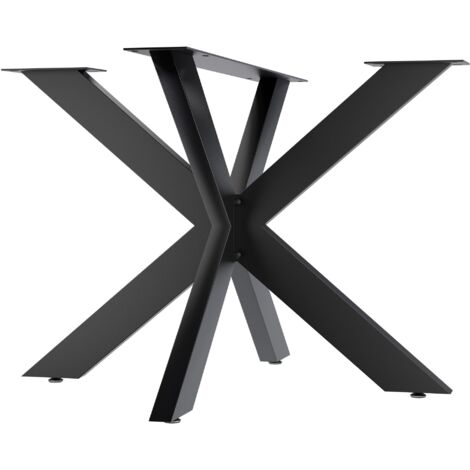 Gambe del tavolo Biloxi nero 100x100 cm