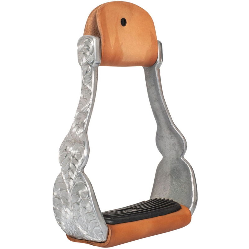 Staffe western in alluminio decorate modello show