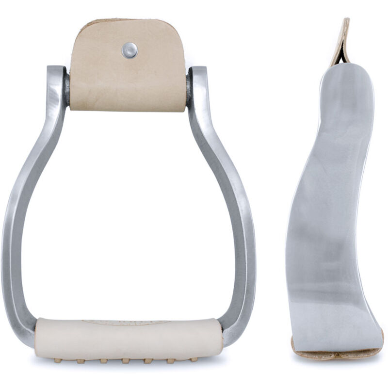 Staffe western sagomate in alluminio