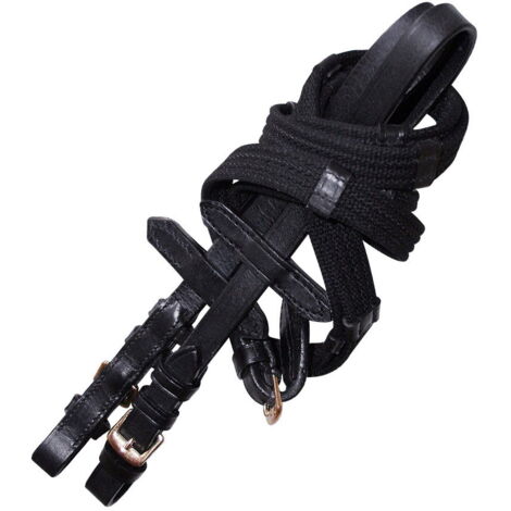 Redini inglesi in tela e cuoio linea basic: Pony, Marrone