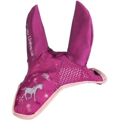 Cuffietta antimosche per pony modello Polly: Shetland 0, rosa magenta