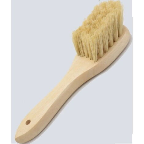 Brusca per zoccoli in legno con manico e setole naturali e robuste