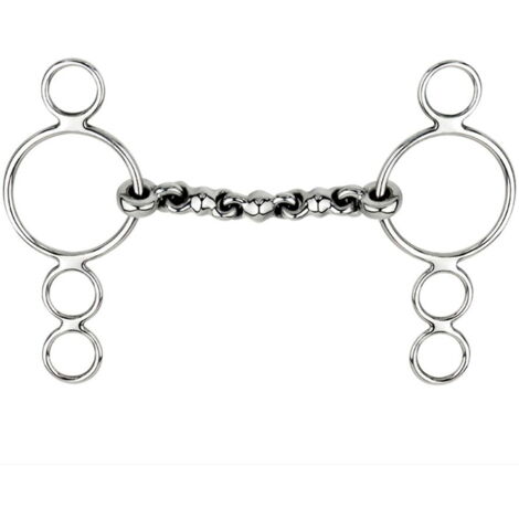 Filetto pessoa snodato con imboccatura a palline 19 mm