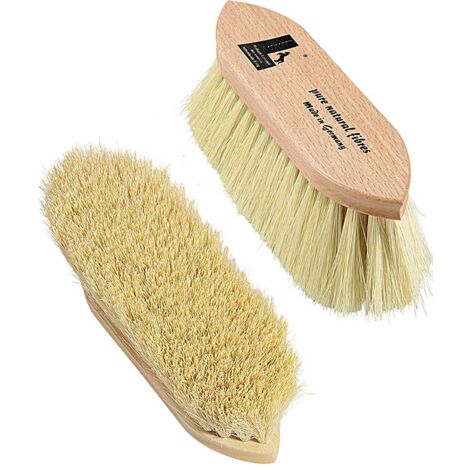 Spazzola zoccoli Leistner con dorso in legno e setole alte naturali