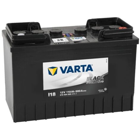 Batterie de démarrage Varta Promotive Black C13DT / LOT7 I18 12V 110Ah / 680A