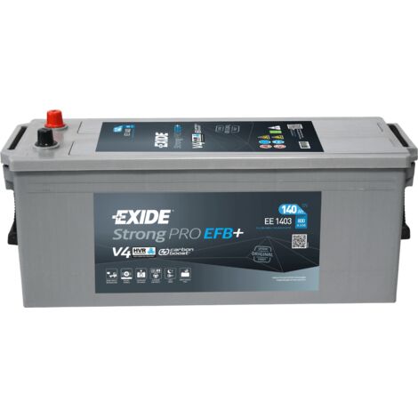 BATTERIE EXIDE CV RANGE D04 12V 140AH 800A 513X189X223 +G EE1403