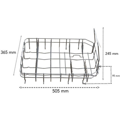 Ersatzteil - Originaler unterer Korb - - WHIRLPOOL, SMEG, BAUKNECHT ...