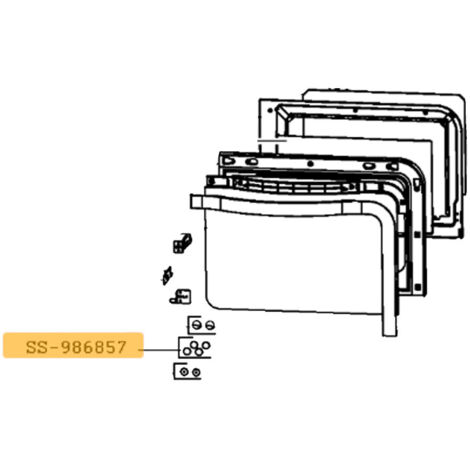 Ersatzteil - 4 Silikonringe - - SEB, MOULINEX