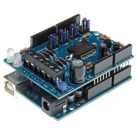 Whadda Shield moteur & puissance pour Arduino Uno®, 2 canaux, empilable