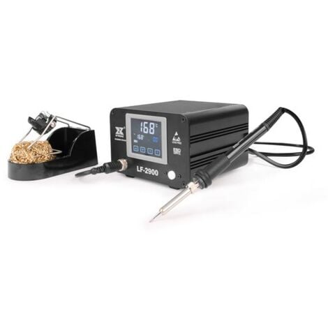 Xytronic Station de soudage ESD avec écran LCD, température réglable de 100°C à 500°C, fer à ...