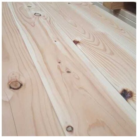 Lame de Terrasse Bois Lisse LINEO 28x145 Douglas- Qualité 1er Choix ...