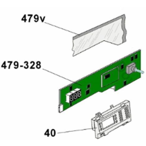 Scheda elettronica, modulo programmato (riferimento 479-328) - Lavatrice - CANDY - 352049