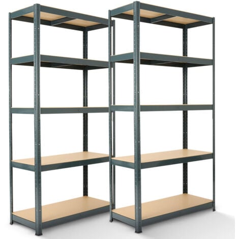 AREBOS Lot de 2 rayonnages pour charges lourdes Rayonnage d'atelier ...