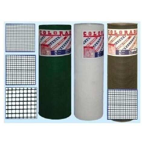 RETE IN PLASTICA COLORADO VERDE MT50 H100 20X20
