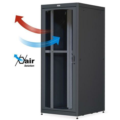 Armadio Server Rack 19'' 800x1200 42U Nero Porta Grigliata