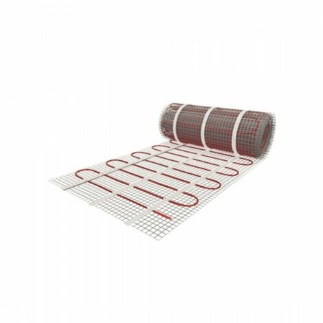 Elektro-Flächenheizung Fußbodenheizung unter Fliesen Elektro-Heizmatte 150 W 10 m²