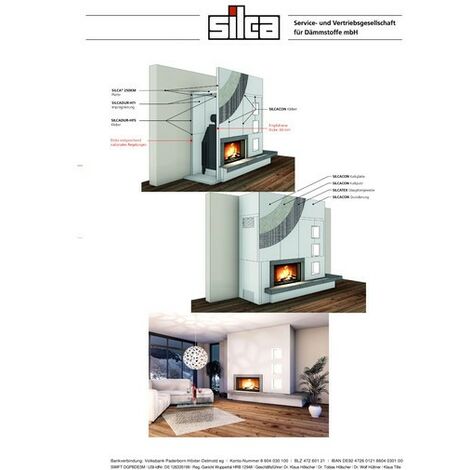 Silca 250 KM Wärmedämmplatte 1000x 625x80 mm Wärmedämmung ...