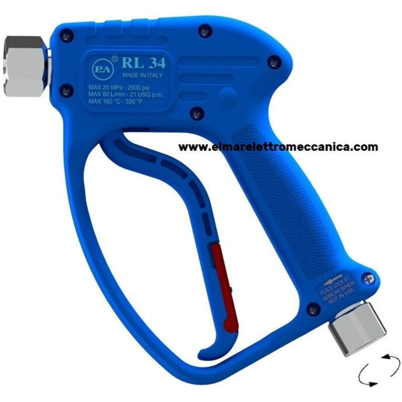 PA RL34 1/2"F ARS178B 125 BAR Pistola IDROPULITRICE CAR-WASH