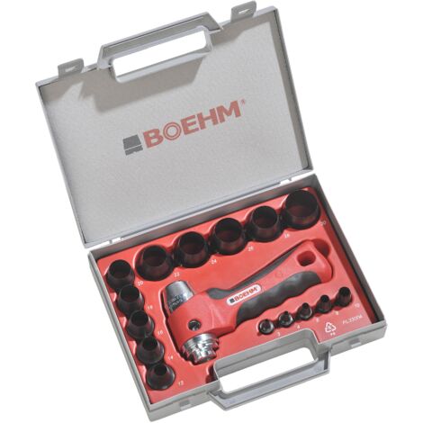 BOEHM JLB229PA Locheisensatz 2-29mm inkl. Halter im Kunststoffkoffer