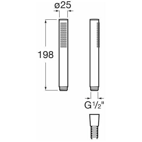 Pack Termostático RocaBox Round A5D1A09C00 T-1000 ROCA