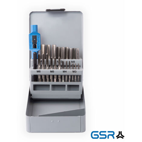 GSR Gewindeschneidsortiment 23tlg. HGB-Satz M3-M12 HSSG