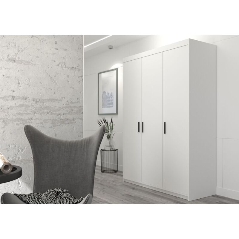 Kleiderschrank Weis Matt