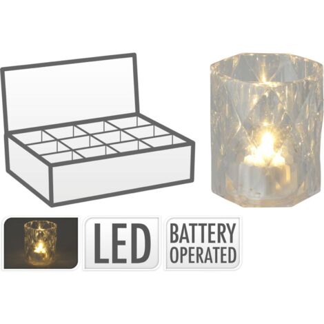 Mini Kristall Kerzen LED Elektrische Teelichter Tischdekoration ...