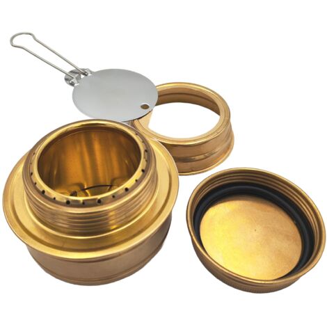 2x tragbarer Mini Spiritusbrenner Spirituskocher Campingkocher ...