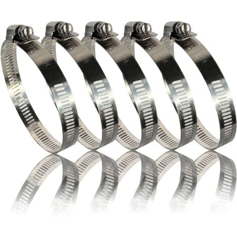 Schlauchschellen Edelstahl 10-16mm [5 Stück] Profi 304 Qualität ...
