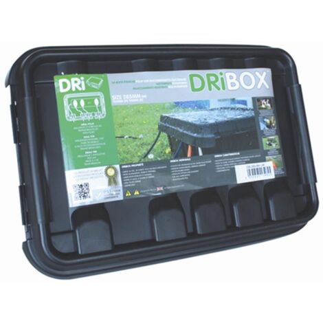 Dribox mittel schwarz, 28 x 15 x 11 cm