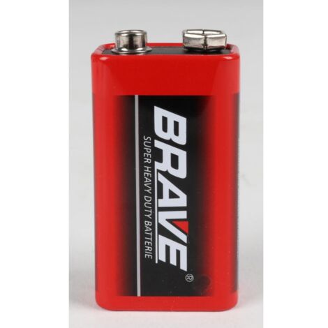 10x Brave Batterien 2er 9V 6F22 Super Stark Industrial Universal Strom Akku