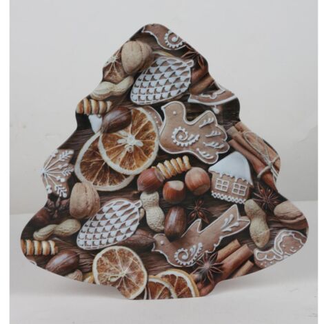 Deko-Teller 30x31x2cm verschiedene Designs Weihnachten Christmas Plätzchen