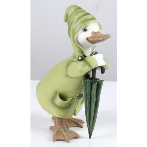 BURI Figur Ente Garten Dekoration Statue Skulptur Außen Rasen Beete ...